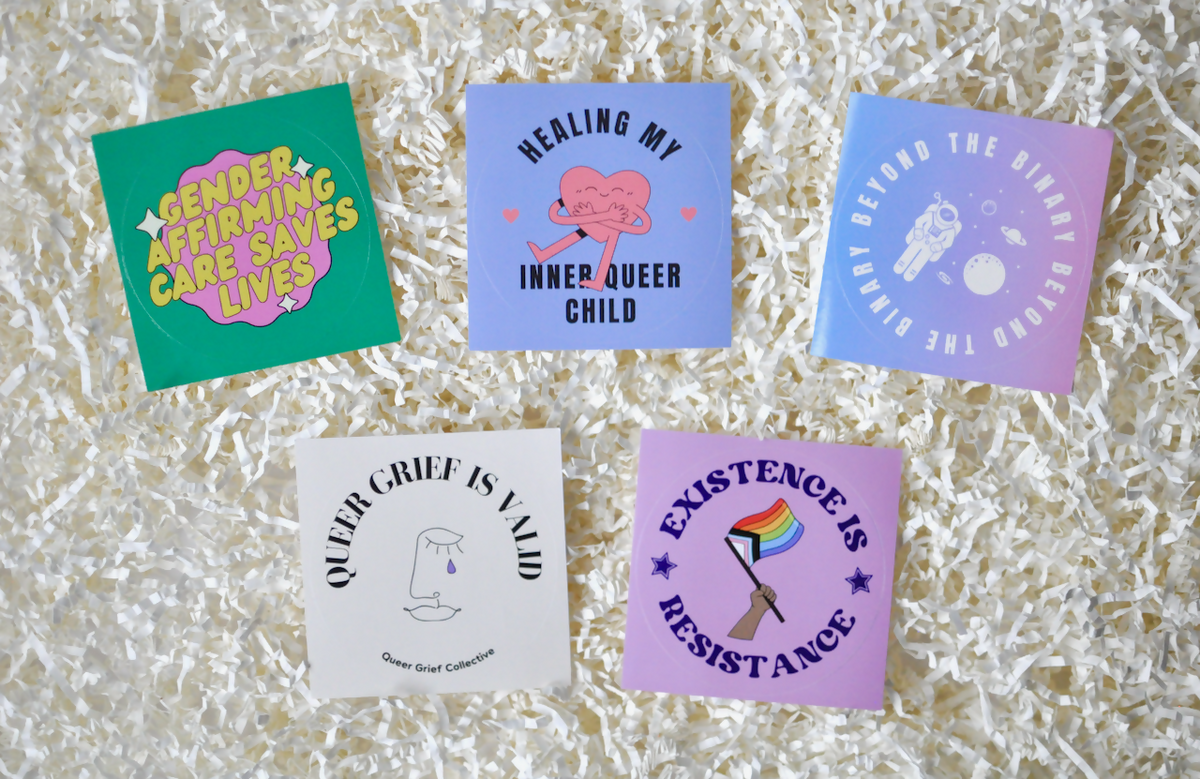 Beyond the Binary Sticker – Flamingo Market